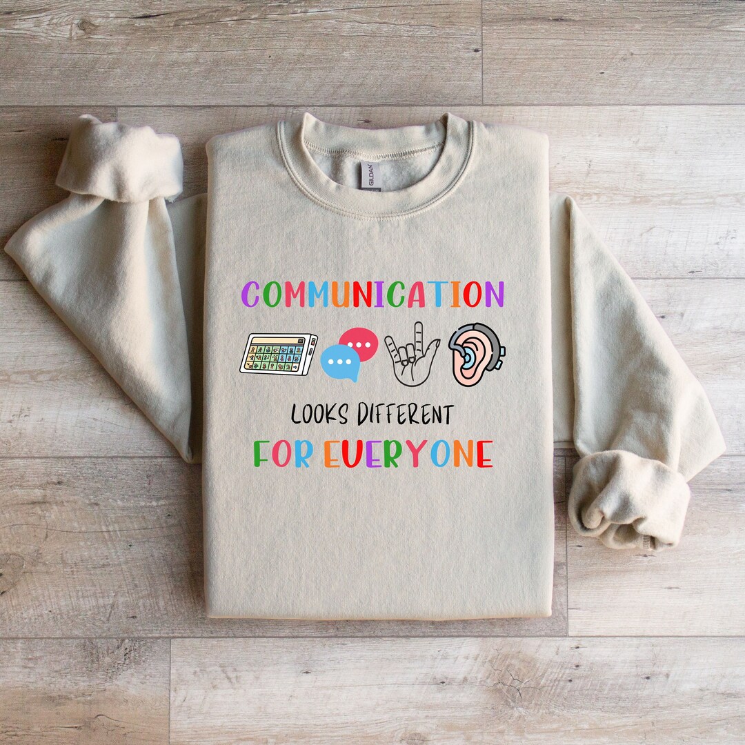 Communication Looks Different for Everyone Shirt, Communication Shirt ...