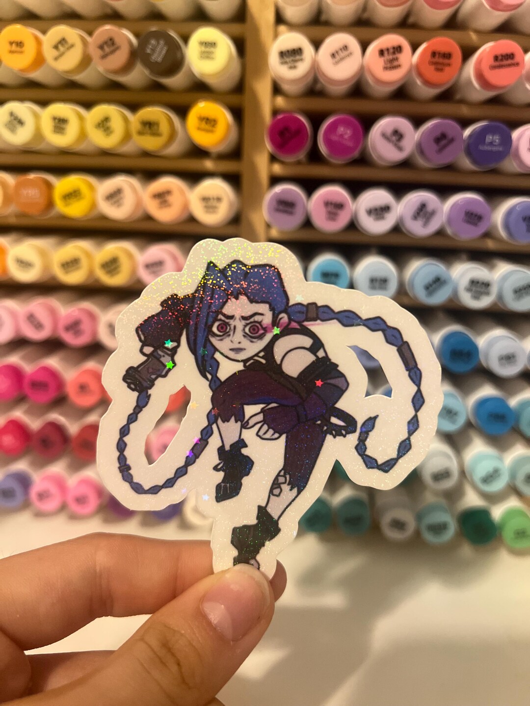 Arcane Stickers Jinx, Vi, Ekko, Caitlyn, Issa Stickers - Etsy