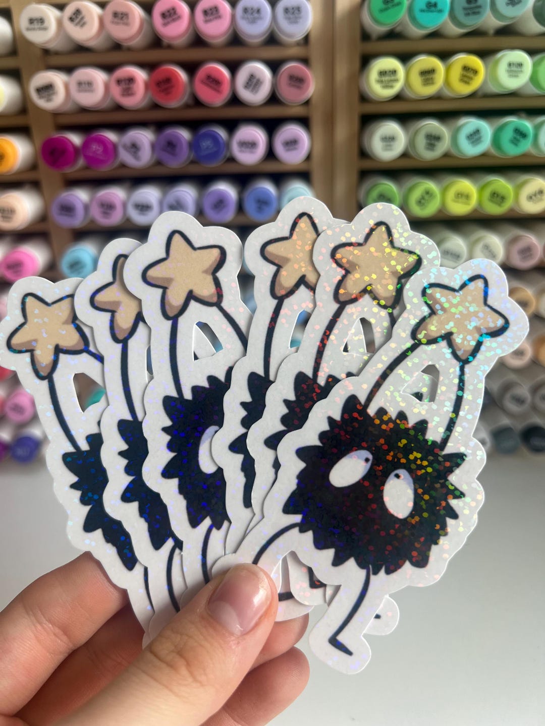 Studio Ghibli Soot Sprites Stickers Cute Anime Movie Stickers - Etsy