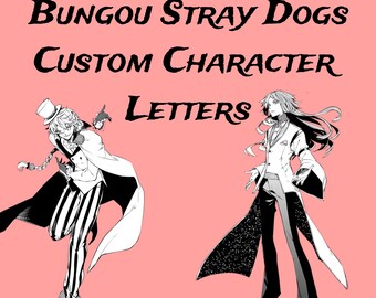 Letter From Your Bungou Stray Dogs Comfort Character - Etsy