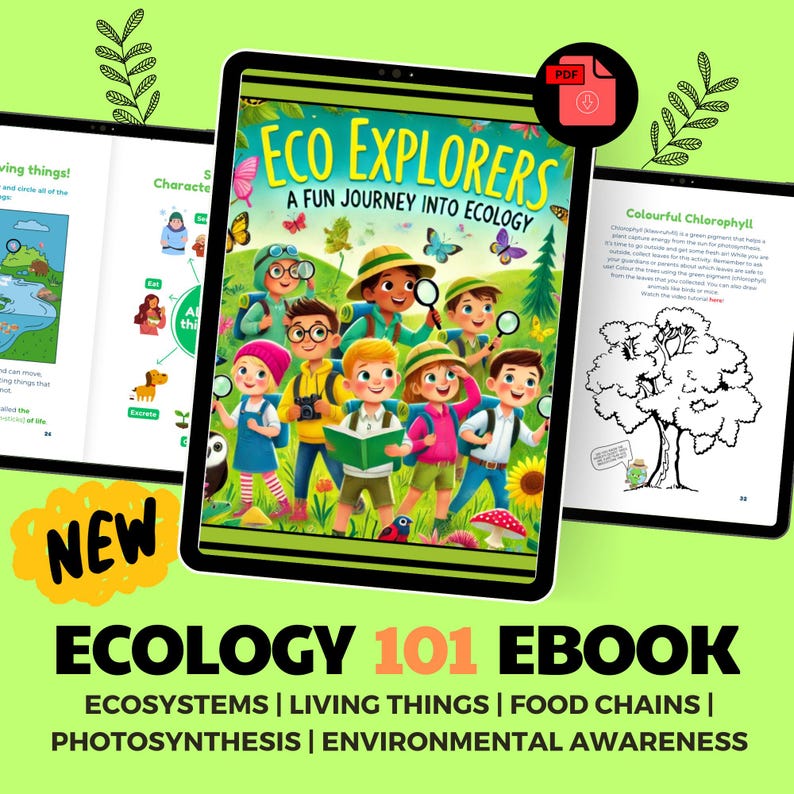 Eco Explorers Science Ebook: Interactive Ecology Activities for Kids ...