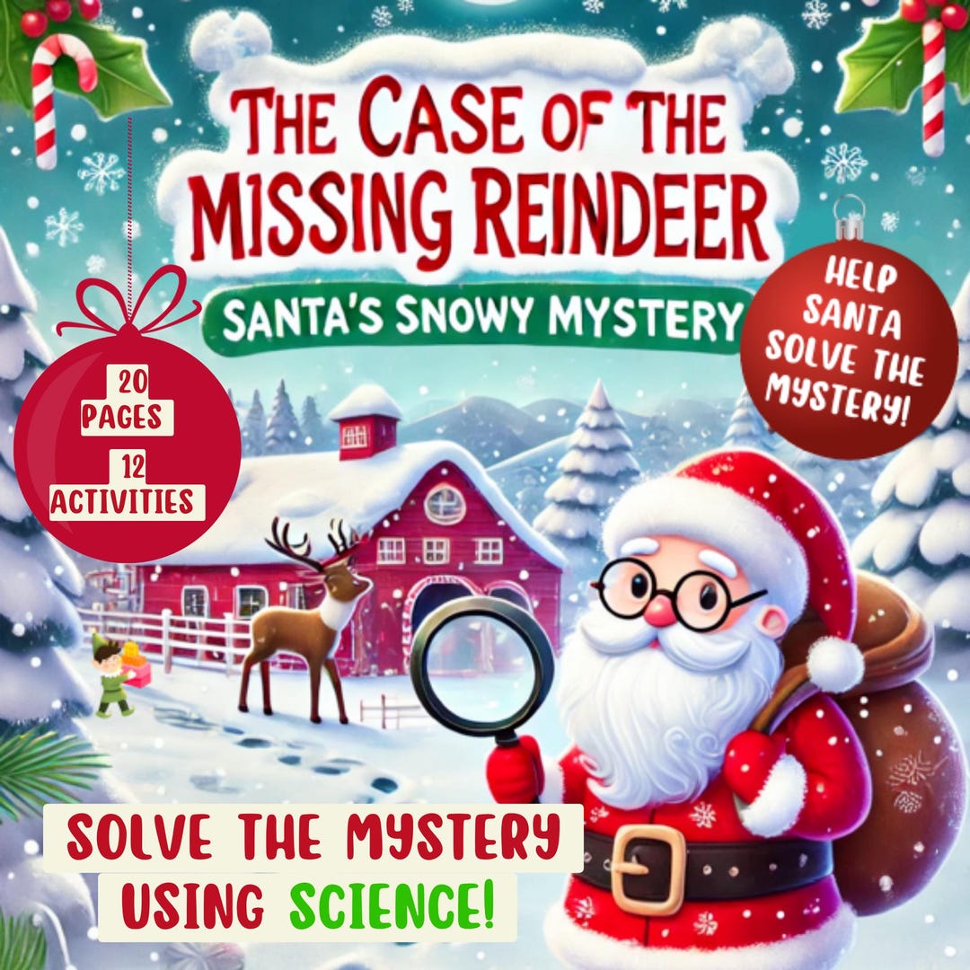 Missing Reindeer Mystery | Santa’s Mystery | Educational Christmas ...