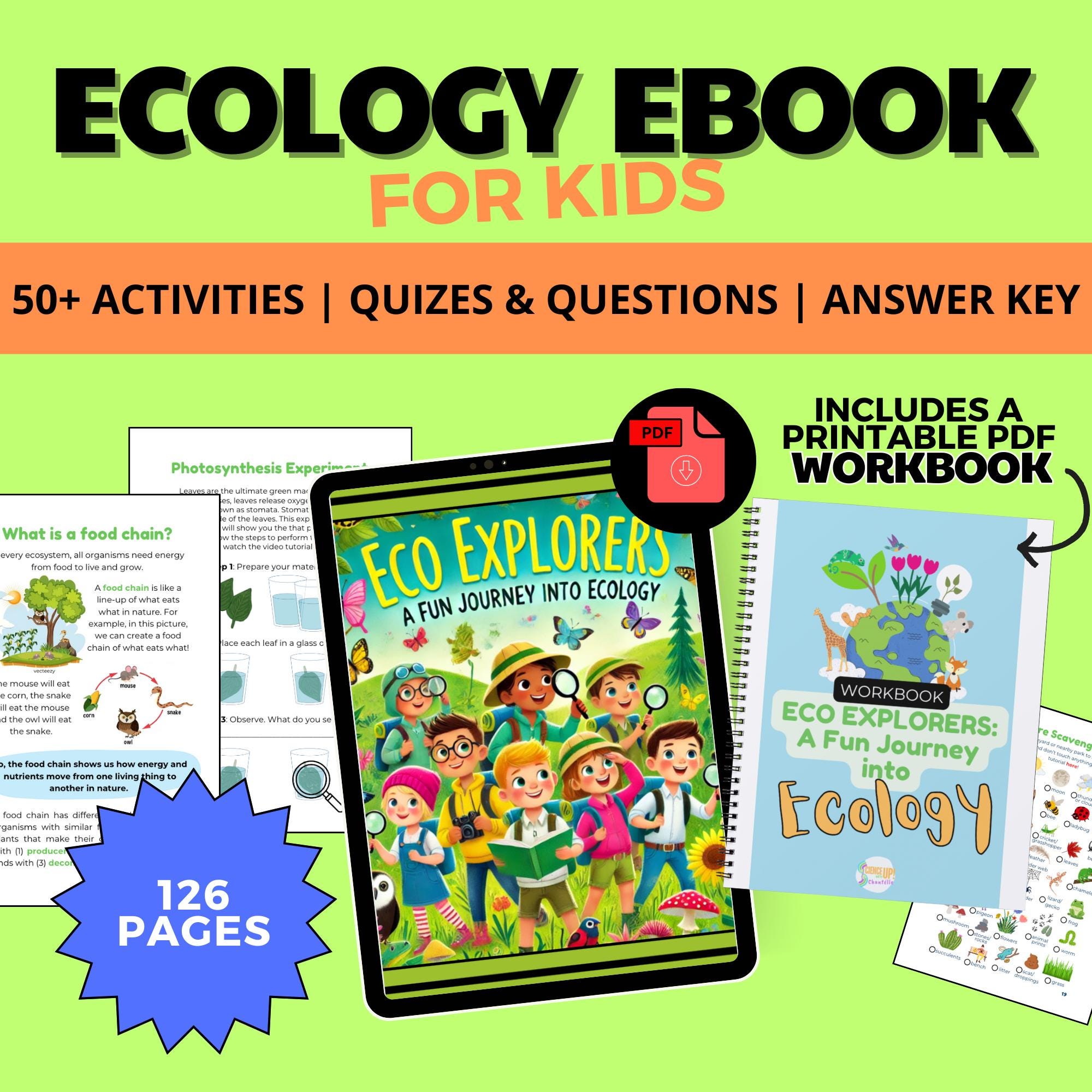 Eco Explorers Science Ebook: Interactive Ecology Activities for Kids ...