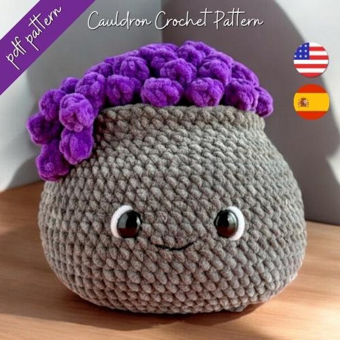Cauldron Crochet Pattern , Amigurumi Cauldron Crochet Pattern , Pdf ...