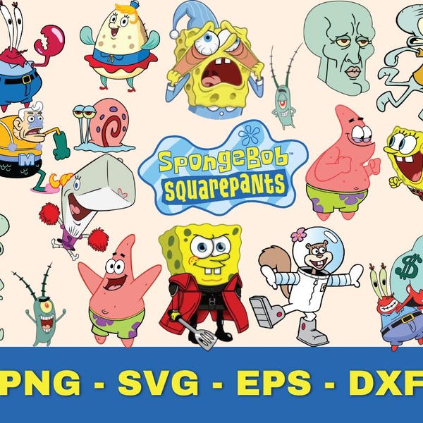 Spongebob Png - Etsy
