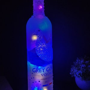 Grey Goose Vodka LED Liquor Bottle Light - Etsy