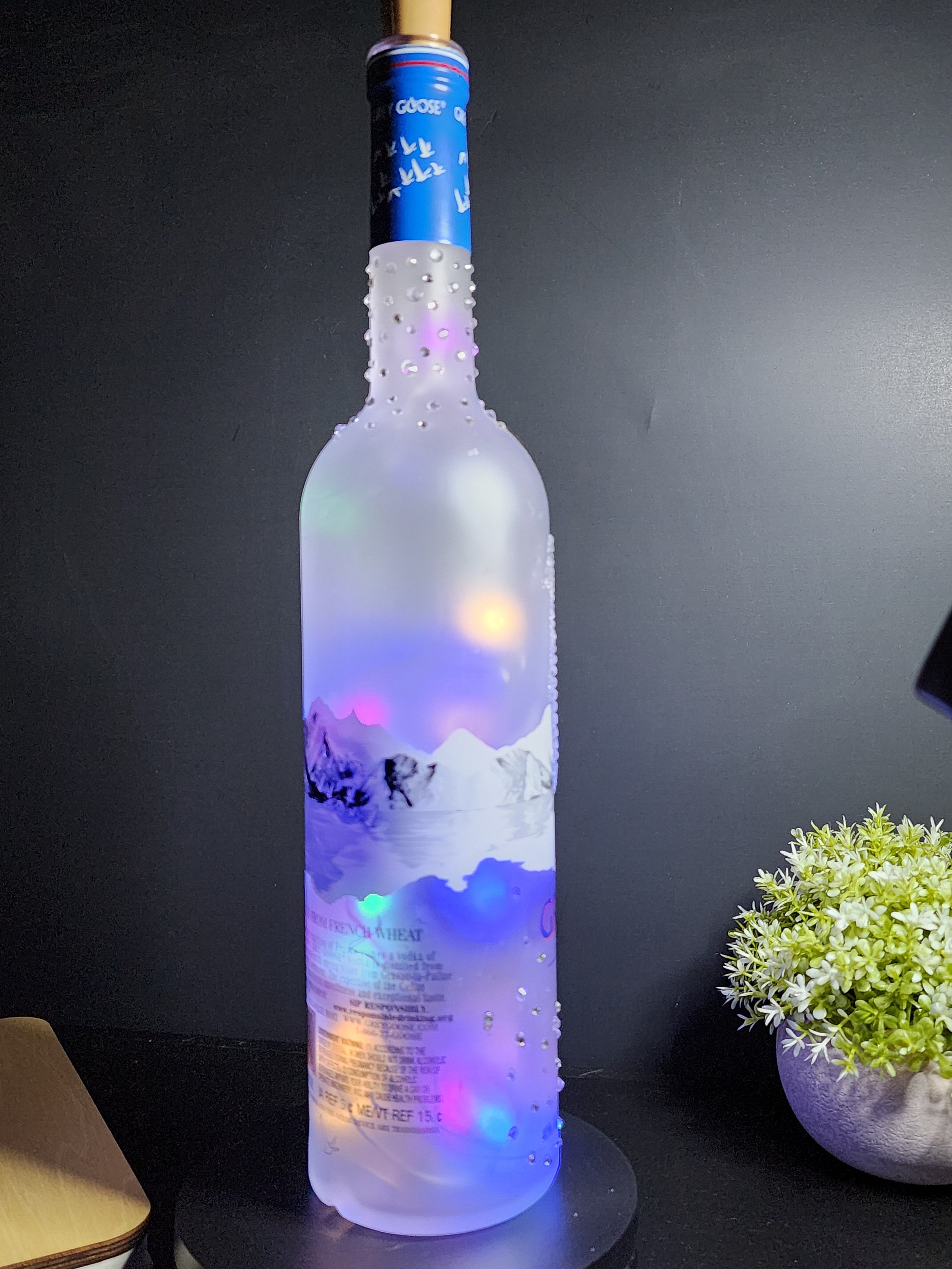 Grey Goose Vodka LED Liquor Bottle Light - Etsy