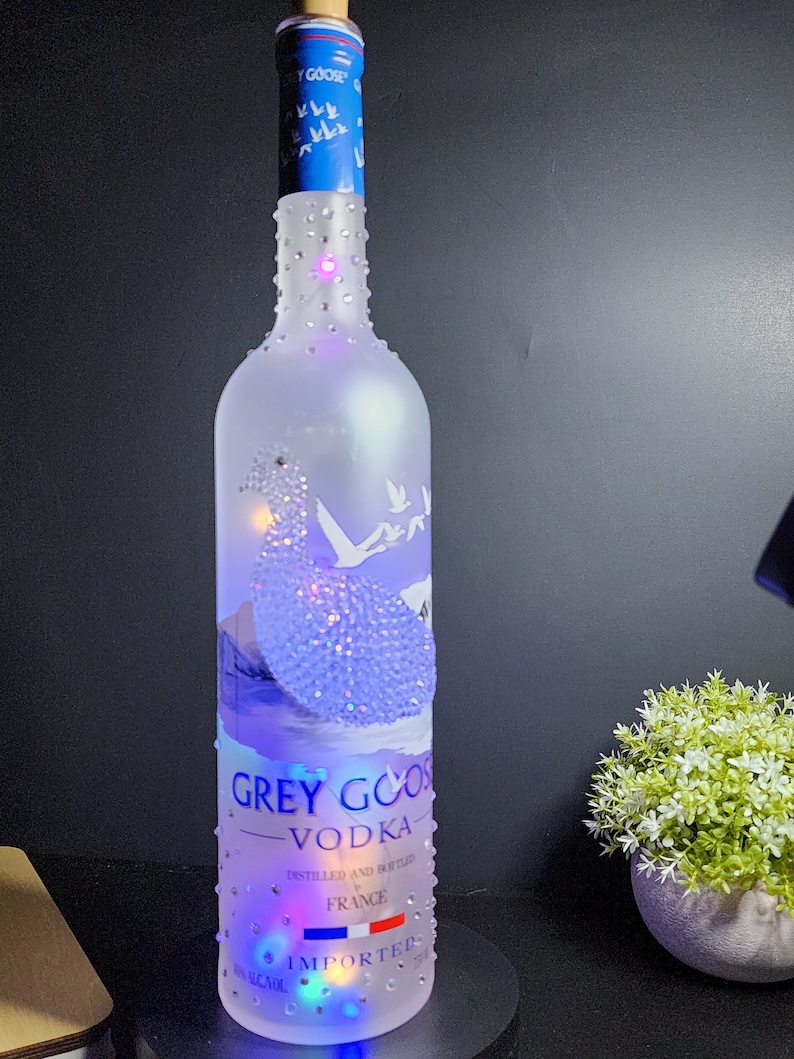 Grey Goose Vodka LED Liquor Bottle Light - Etsy