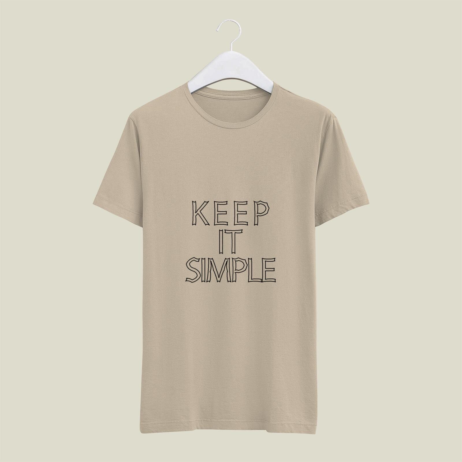 Minimalist 'keep It Simple' Printable Art – Perfect Gift for T-shirts ...