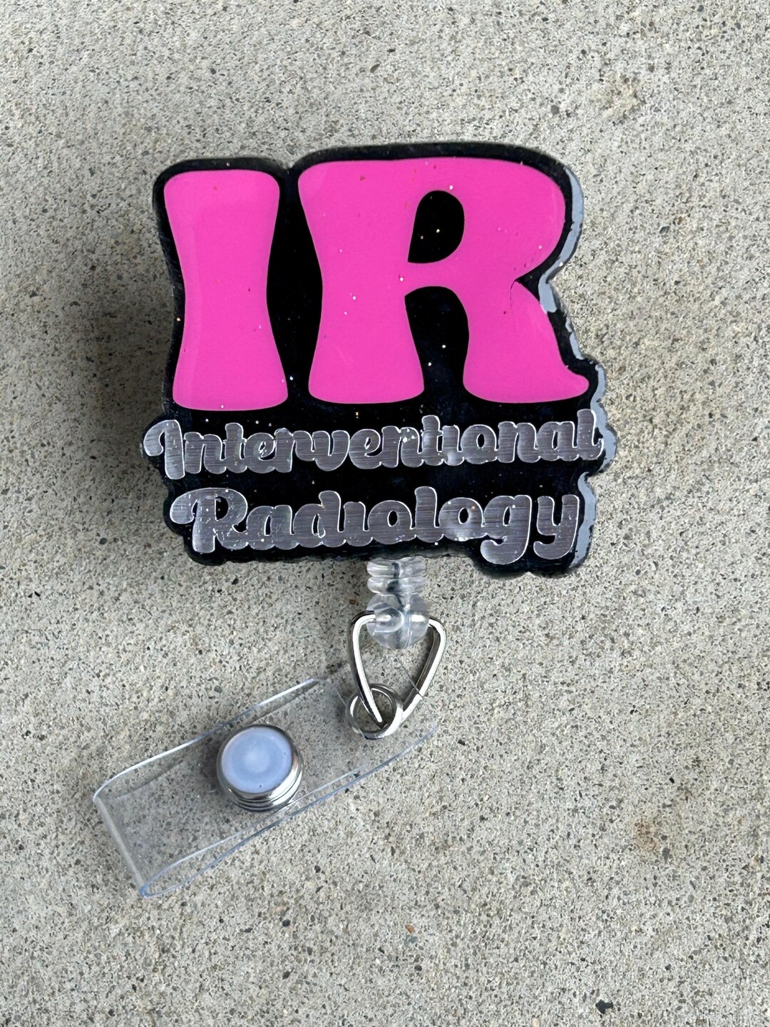 Stand Out With This Bold IR Retractable Badge Reel - Interventional Rad ...