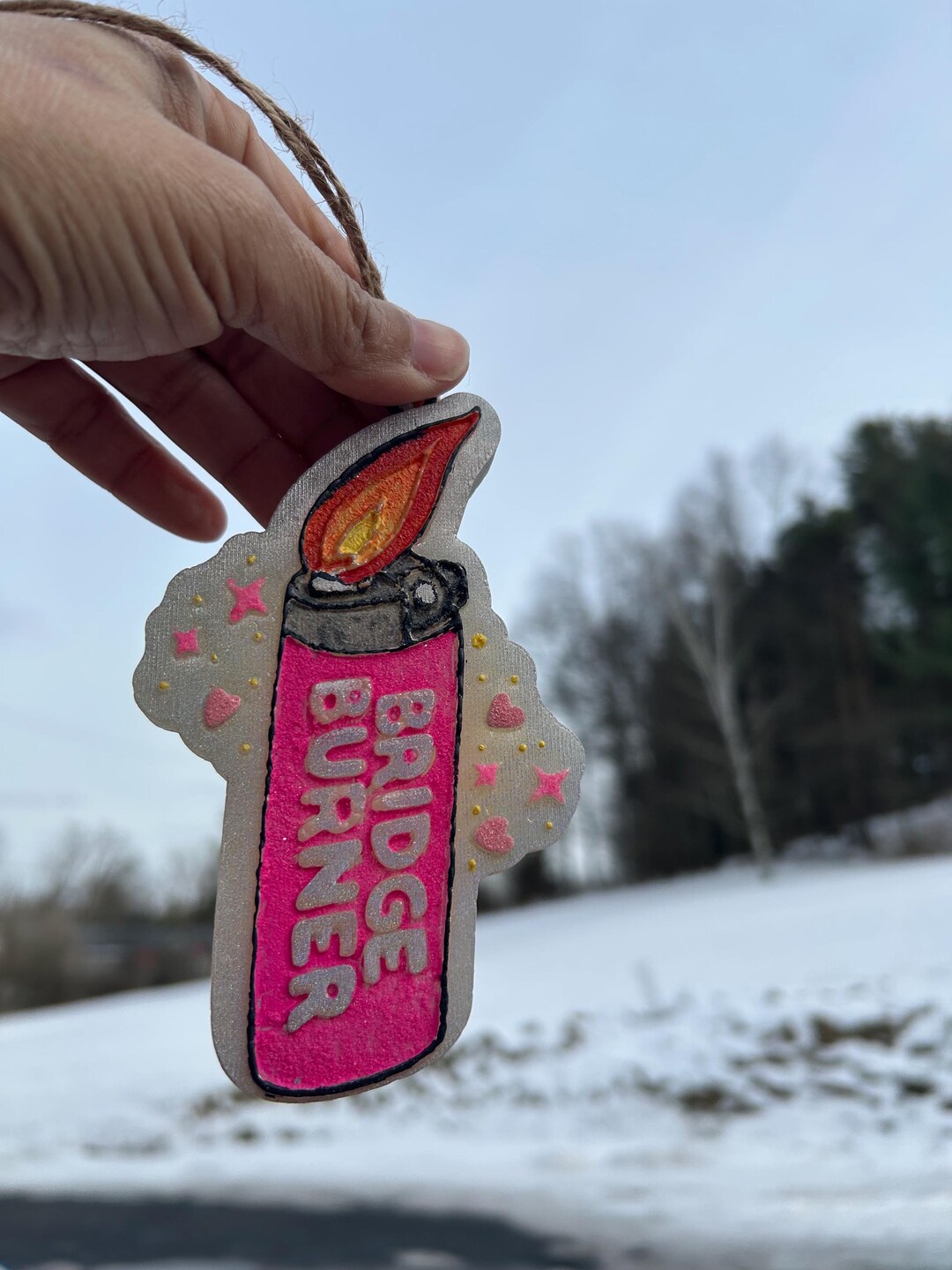 Funny Bridge Burner Freshie Lighter With Flame Car Freshie Air ...