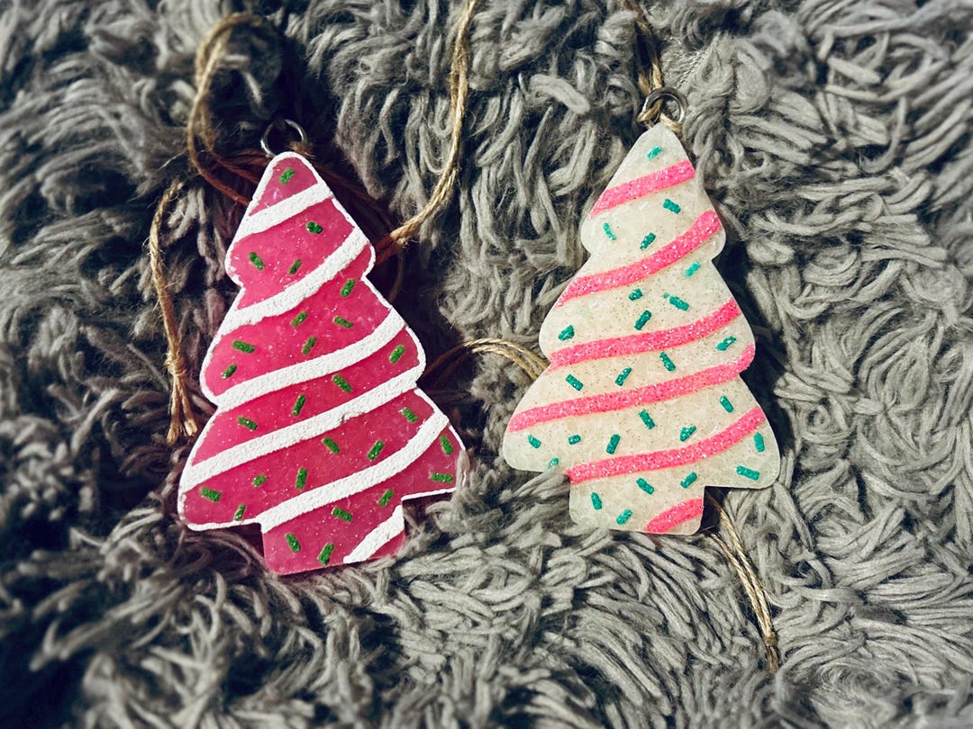Christmas Tree Snack Cake Freshie Cute Holiday Car Air Freshener for ...