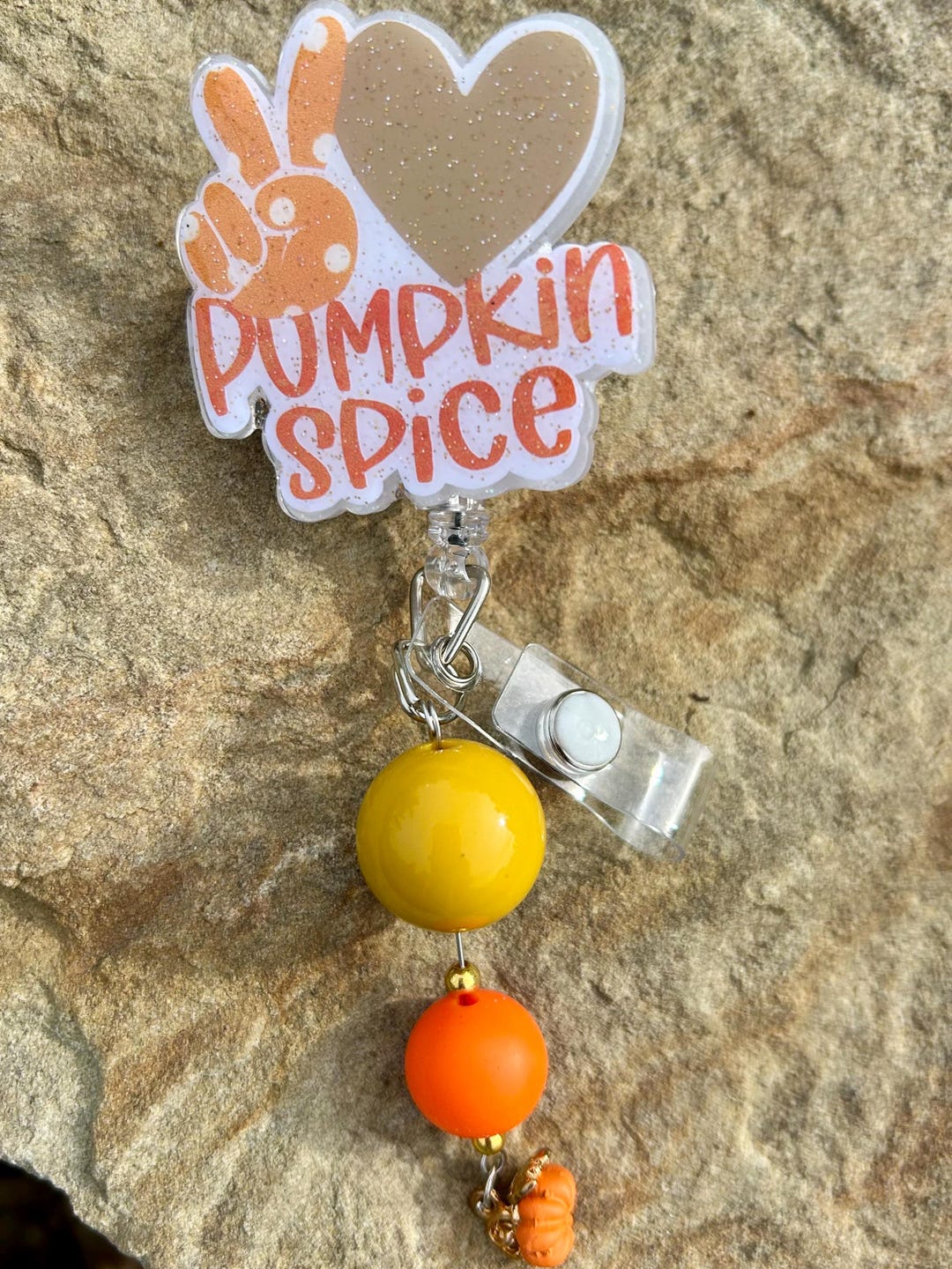 Cute Fall Badge for Nurse, Autumn Badge Reel, Alligator Clip ...