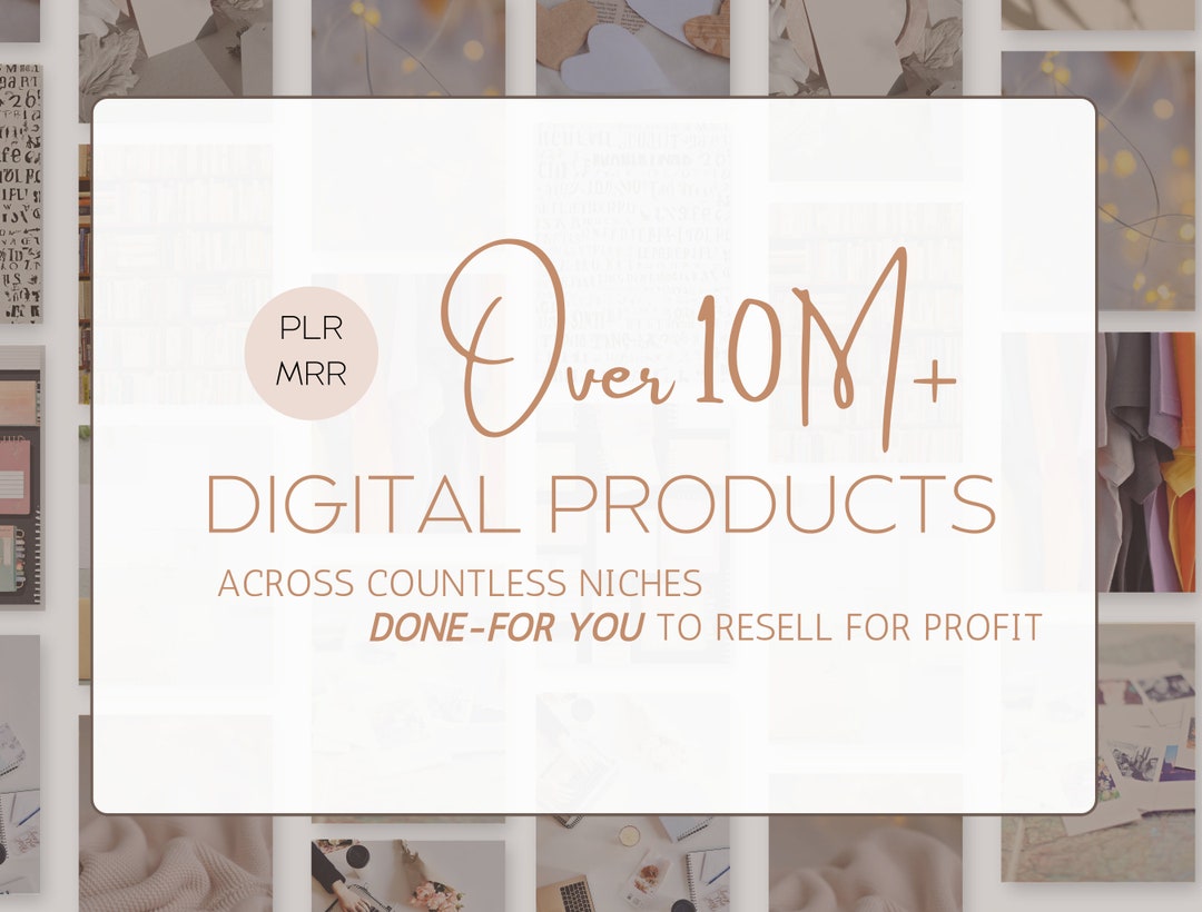 10M+ Digital Products 4 Resell Bundle, Instant Access Bundle, Business ...