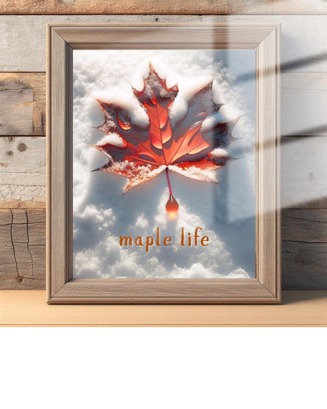 Maple Syrup Printable Wall Art, Sugar Shack Digital Download, Rustic ...