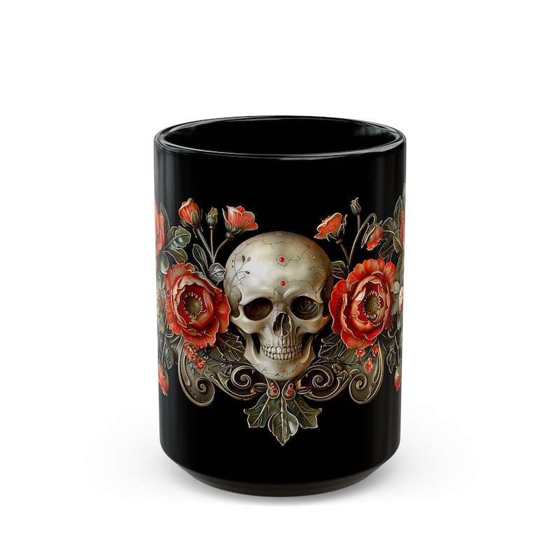 Skull Tea Cup - Etsy