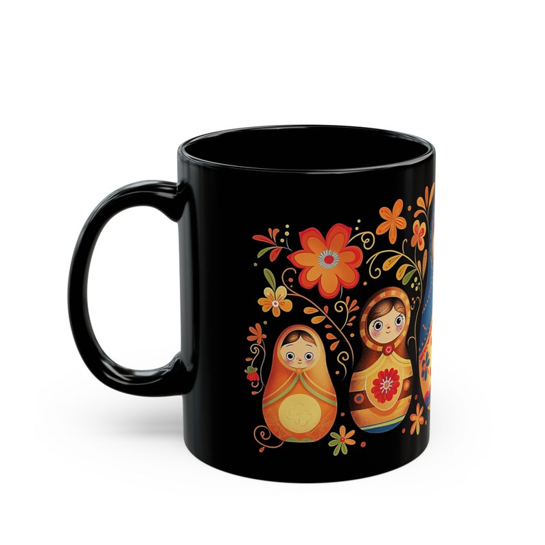 Nesting Dolls Mug for Kids, 11oz 15oz, Russian Matryoshkas Hot ...