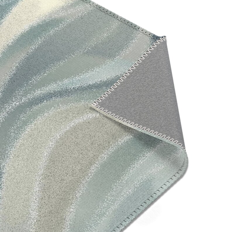 Beach Life, Sand and Blue Waves, Area Rug for Bedroom and Living Room ...