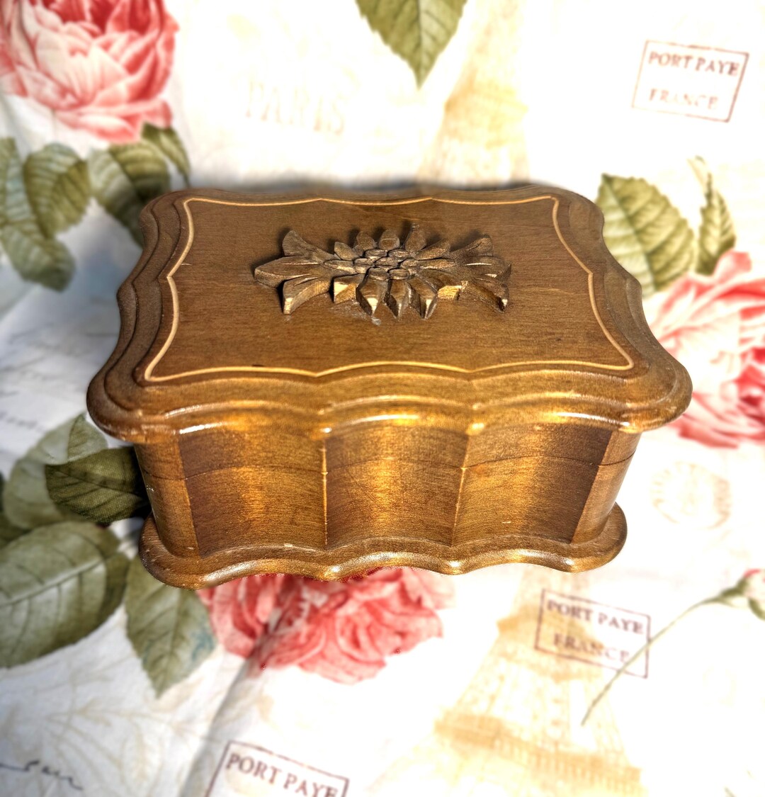 Vintage Swiss Music Box, Cuendet Jewelry Box, Made in Switzerland ...
