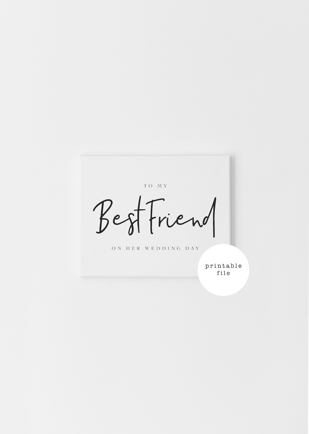 Digital Download Wedding Day Card for Big Brother, Gift for Brother ...