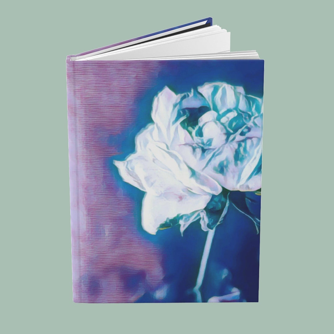 Hard Cover Note Book Gift for Hand Writing and Journaling With Rose - Etsy