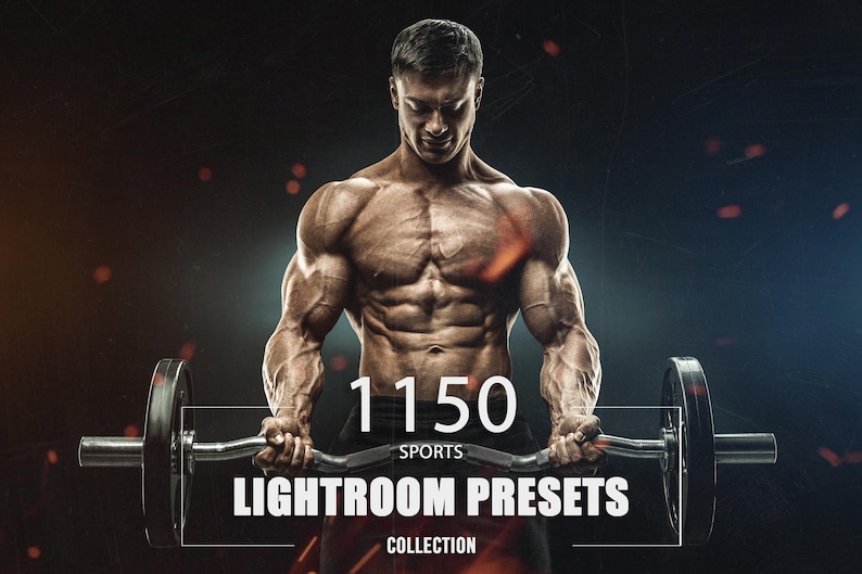 1150 Sports Lightroom Presets Collection Fitness, Action, Mobile ...