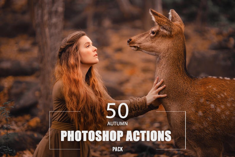 50 Autumn Photoshop Actions | Portrait Actions, Halloween Actions ...