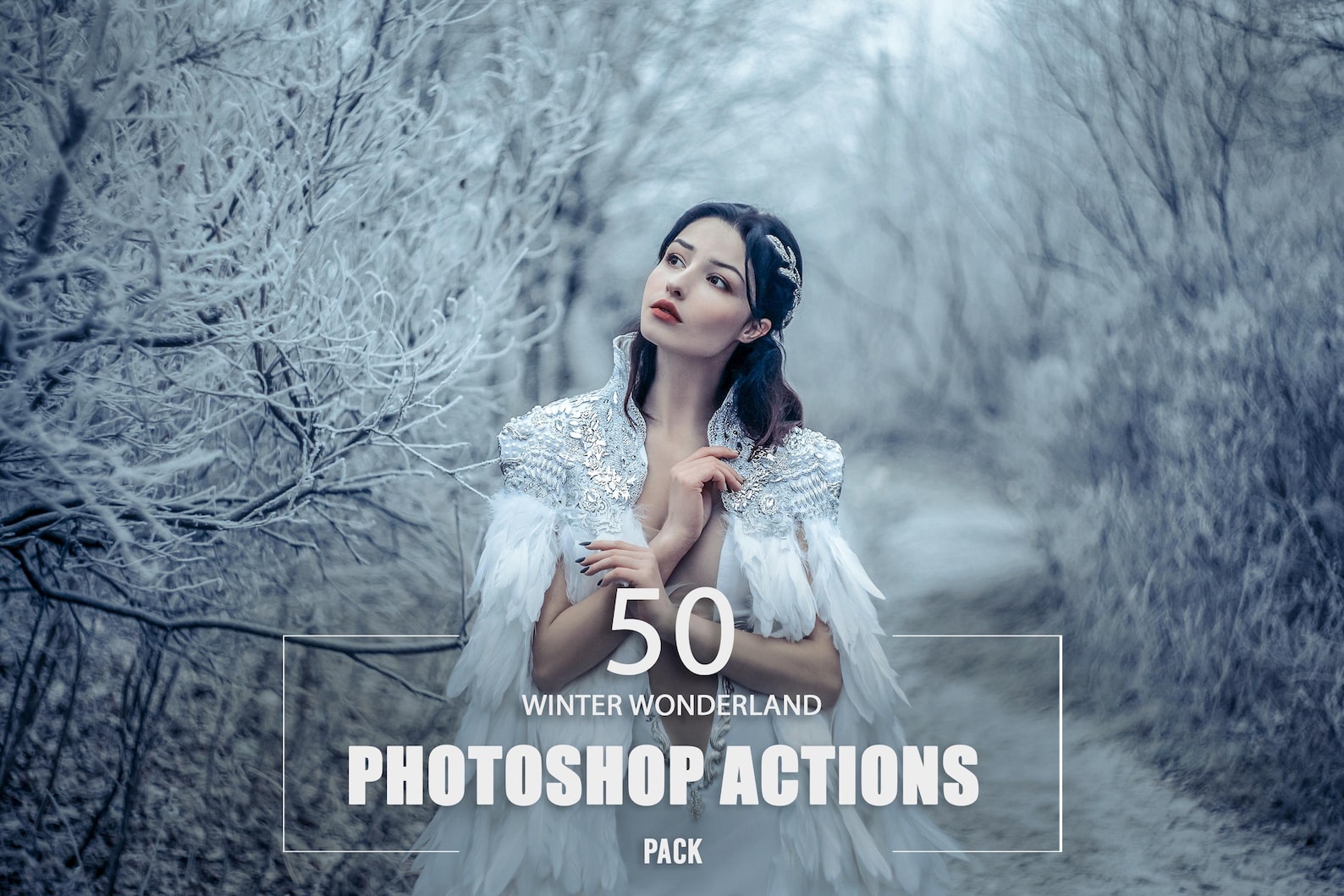 50 Winter Wonderland Photoshop Actions | Portrait Actions, Christmas ...
