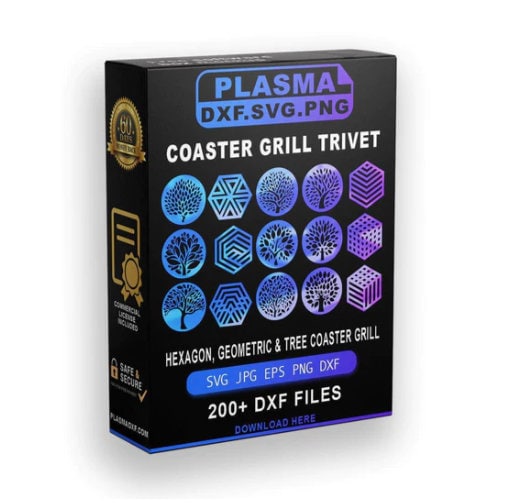 10000+ DXF Files for Plasma Laser CNC Machines. Dxf, Svg, Cdr, Eps, Png ...