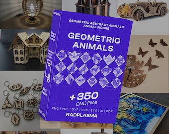 Geometric Animals-dxf Files and SVG Cut Ready for Cnc Machines, Laser ...