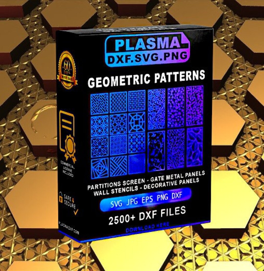 2500+ DXF Files Geometric Patterns , Partition Screen - Gate Metal ...
