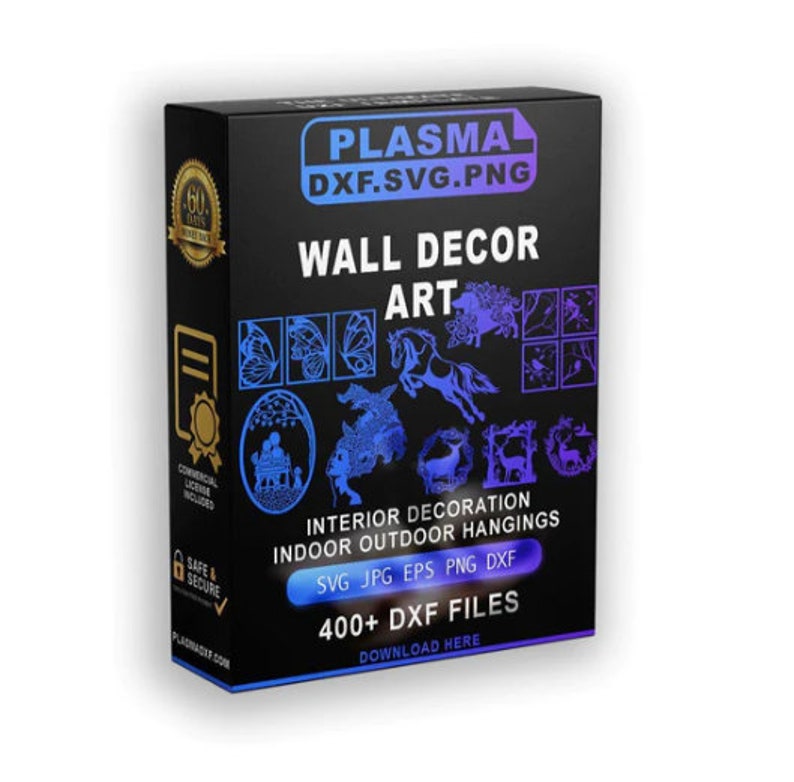 10000+ DXF Files for Plasma Laser CNC Machines. Dxf, Svg, Cdr, Eps, Png ...