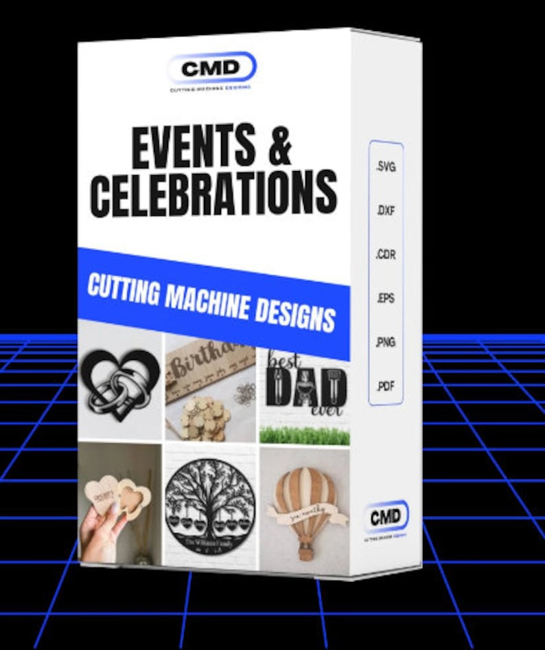 200,000 Cutting Machine Designs Dxf, Svg , Cdr , Eps High-quality ...