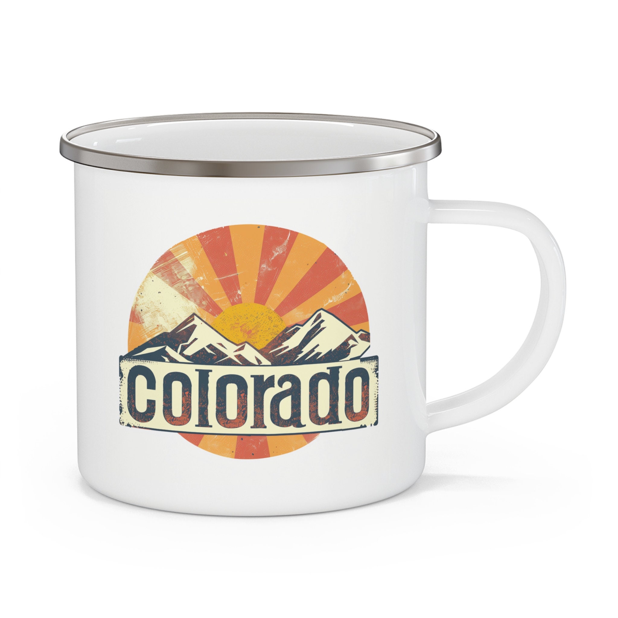 Colorado Camping Mug, Retro Colorado Design Mug, Vintage Colorado ...