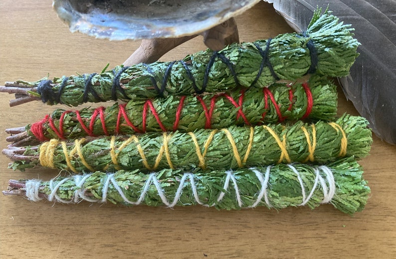 Cedar Smudge Sticks, Western Red Cedar, Cleansing, Clearing, Incense ...