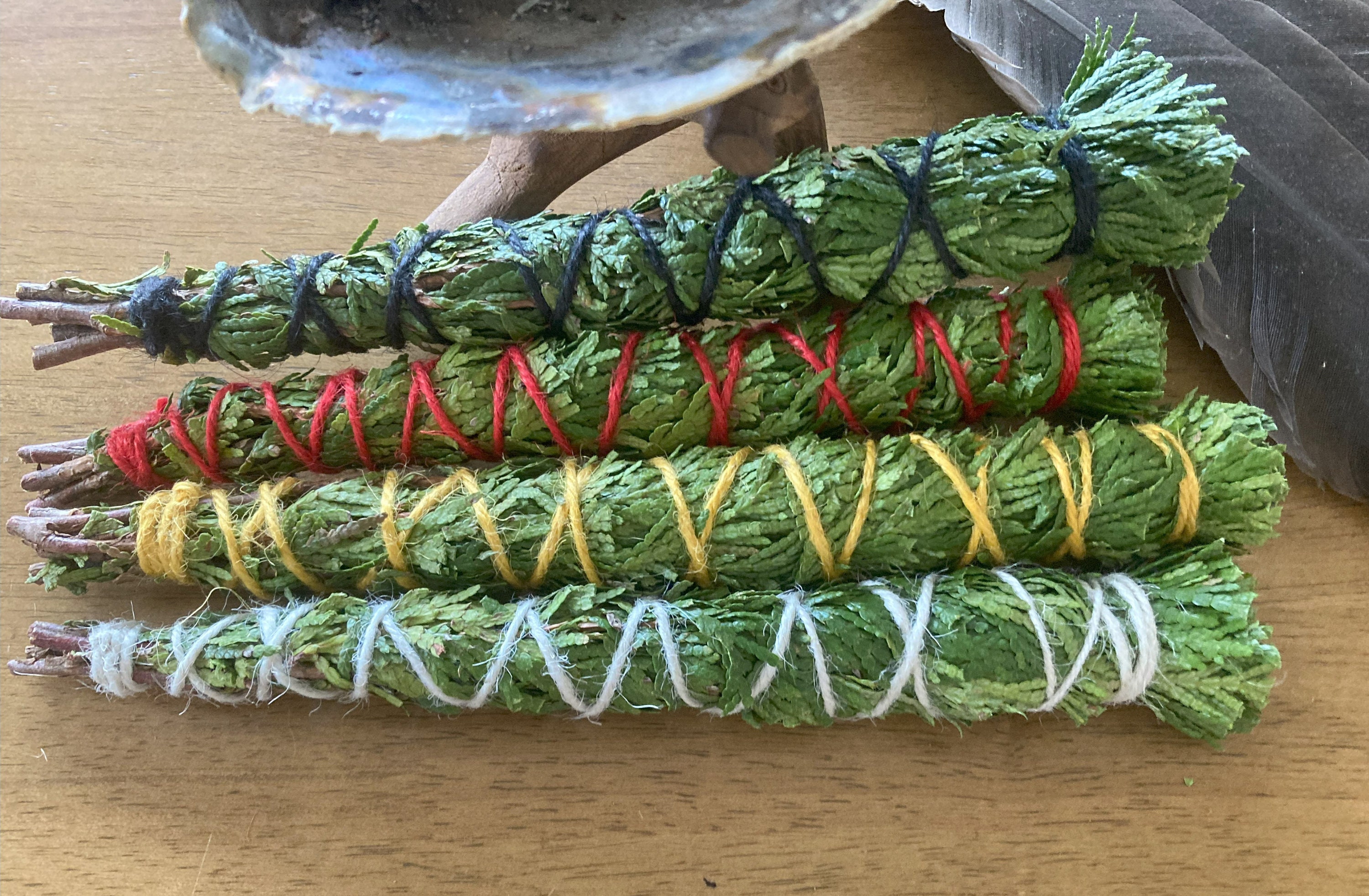 Cedar Smudge Sticks, Western Red Cedar, Cleansing, Clearing, Incense ...