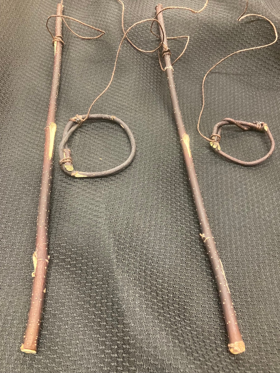 Traditional Native American Game Stick and Pin, Stick and Hoop, Spear ...