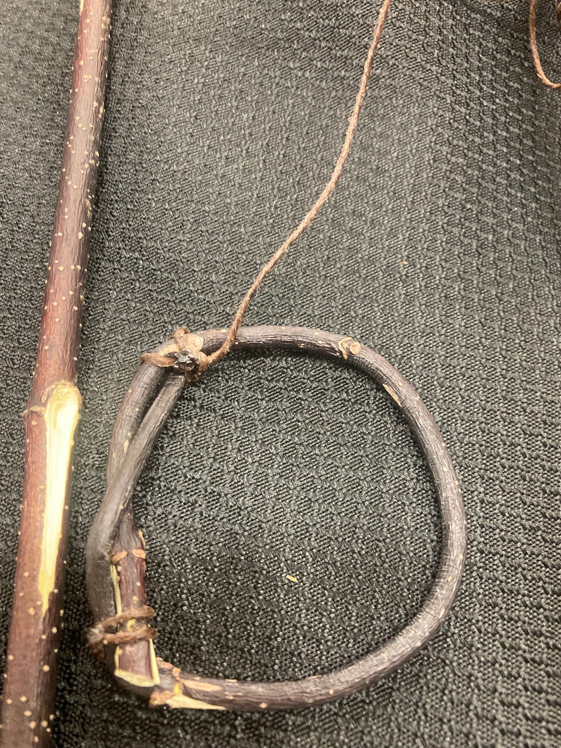 Traditional Native American Game Stick and Pin, Stick and Hoop, Spear ...