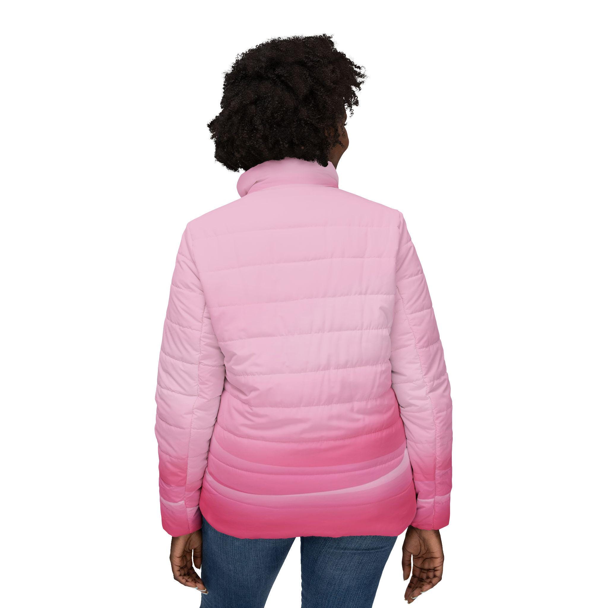 Womens's Puffer Jacket Pink - Etsy