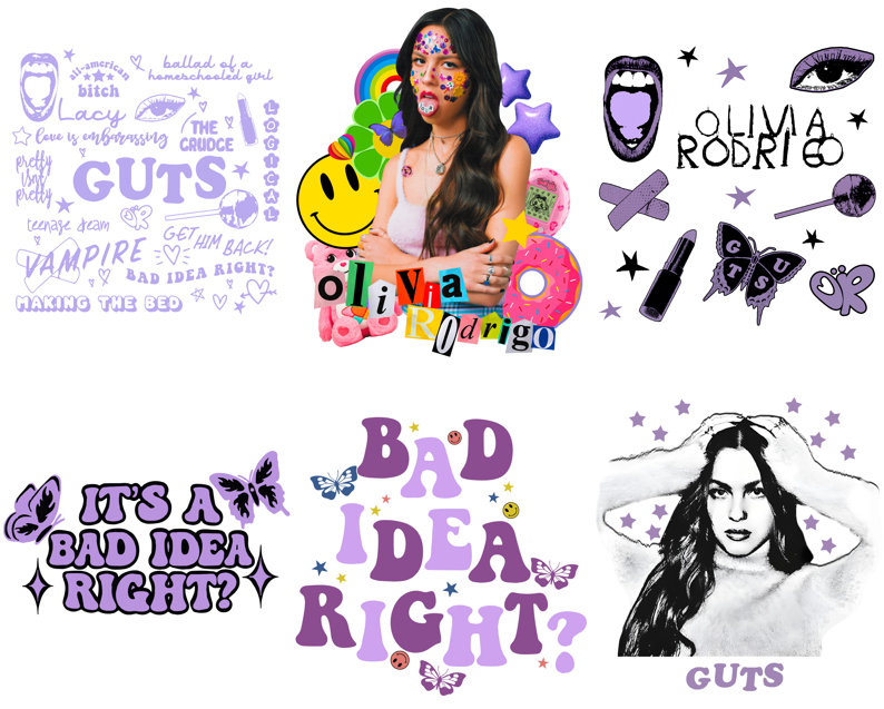Olivia Rodrigo PNG GUTS Track List PNG, Olivia Rodrigo Sour Png, Olivia ...