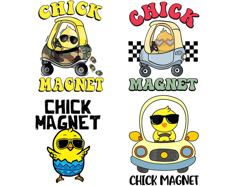 Chick Magnet Png, Sublimation, Toddler Digital Design, Easter PNG ...