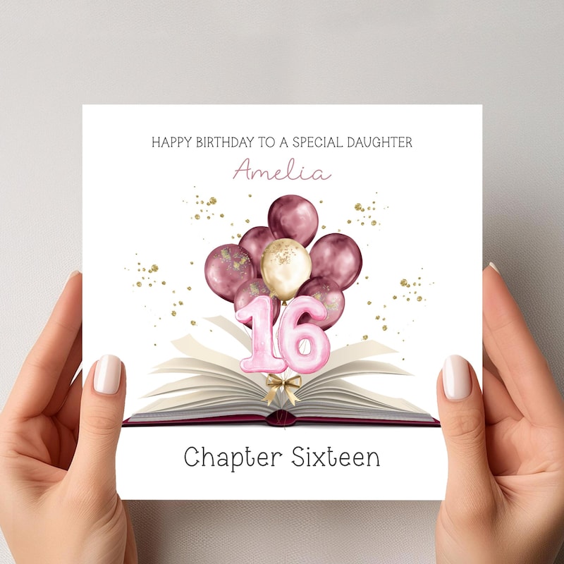 16th Birthday Chapter Book - Etsy UK