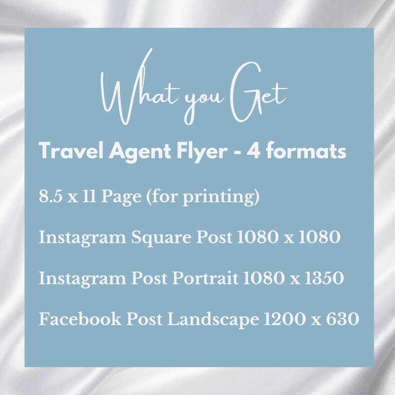 Travel Agent Introduction Flyer Template, Travel Agency Instagram and ...