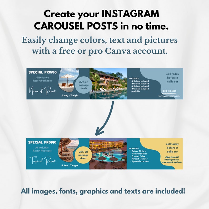 Travel Agent Instagram Carousel, Instagram Engagement, Travel Instagram ...
