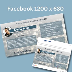 Travel Agent Introduction Flyer Canva Template, Travel Agency Instagram ...