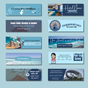 Travel Agent Email Headers, Travel Banner, Travel Agency Marketing ...