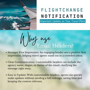 Travel Agent Email Header Banners and Matching Email Signature, Email ...