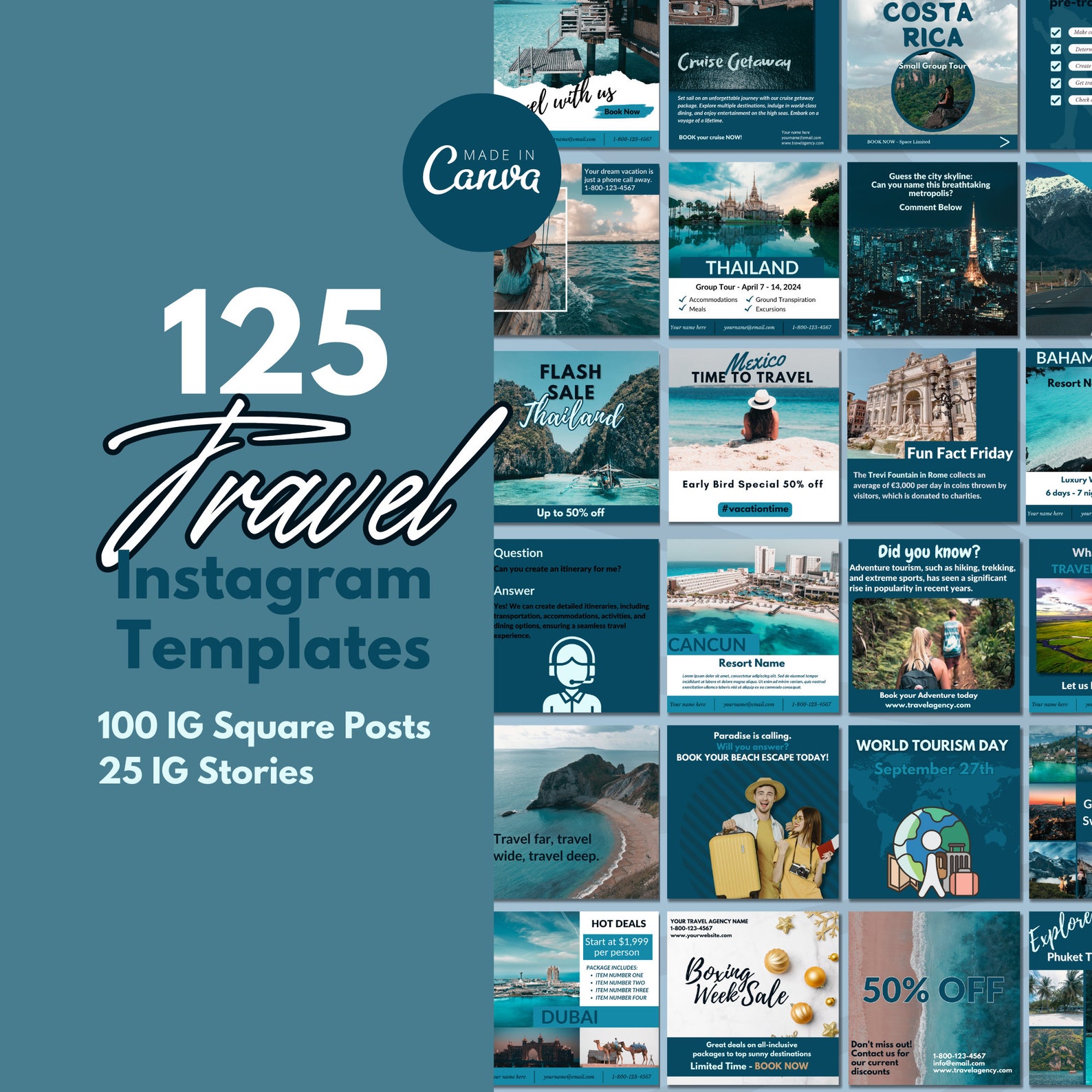 Travel Agent Instagram Posts, Travel Agent Social Media, Travel IG ...