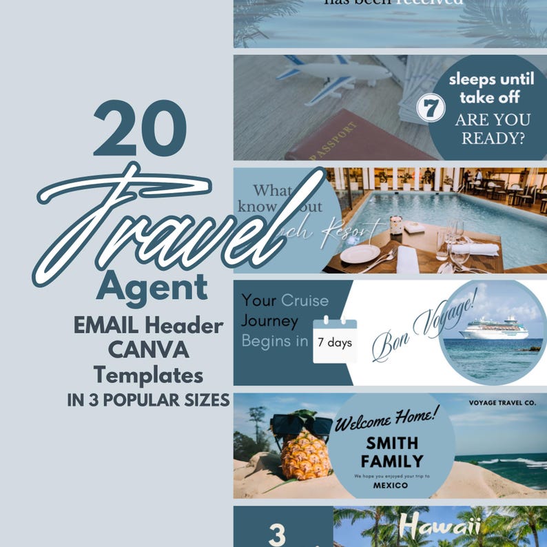 Travel Agent Email Headers, Travel Banner, Travel Agency Marketing ...