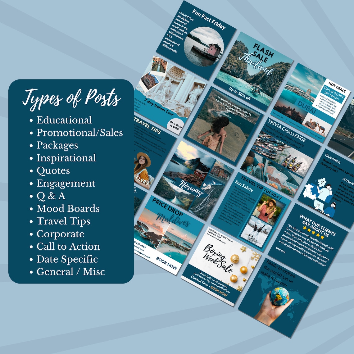 Travel Agent Instagram Posts, Travel Agent Social Media, Travel IG ...